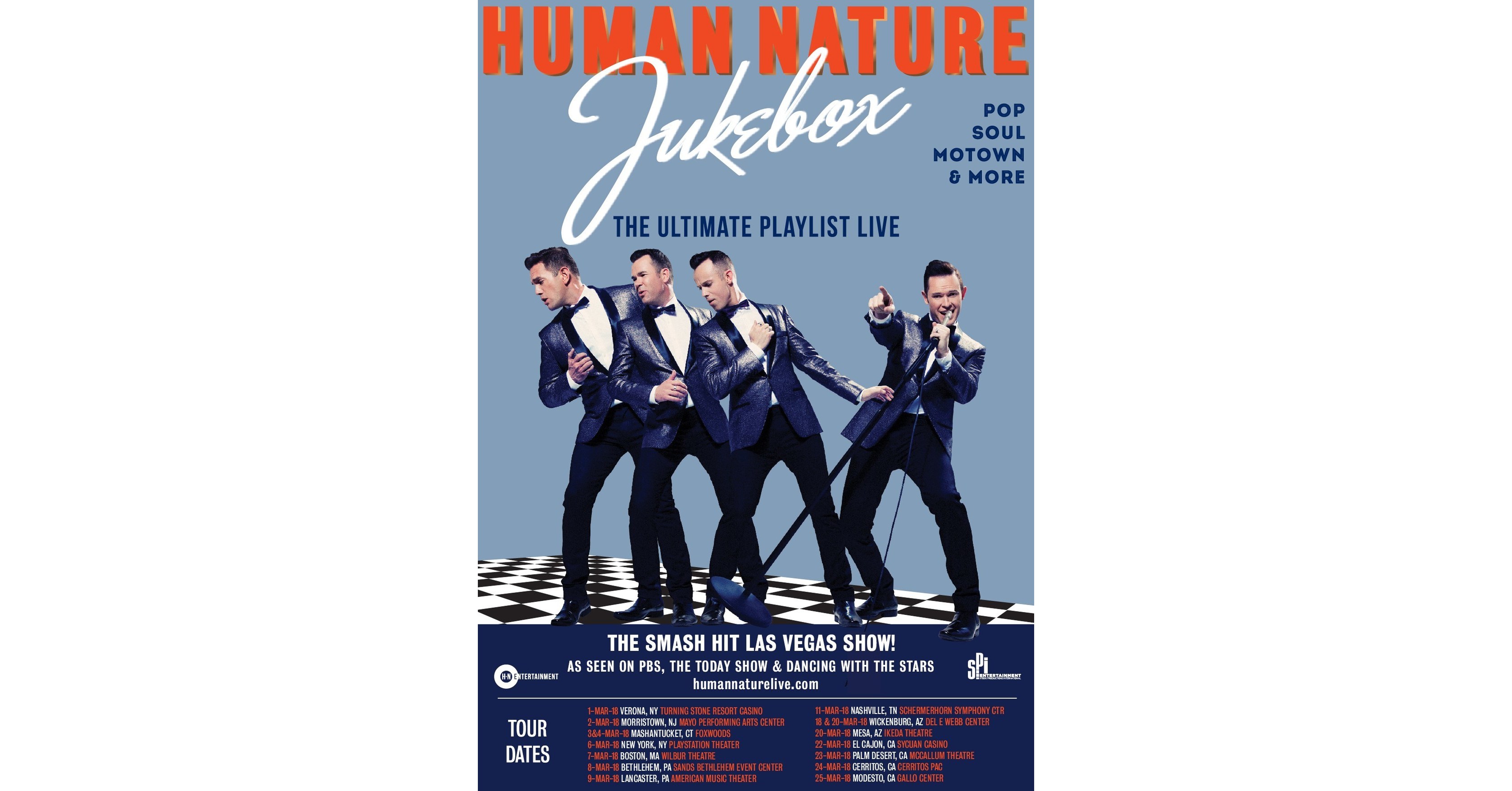HUMAN NATURE Announces USA "JUKEBOX" NATIONAL TOUR To Coincide With ...