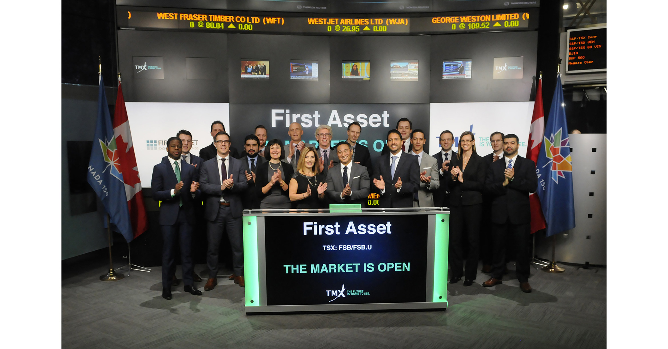 First Asset Opens the Market