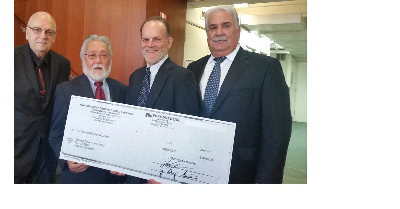 The Law Firm of Gwilliam Ivary Contributes $10,000 to Alameda County ...