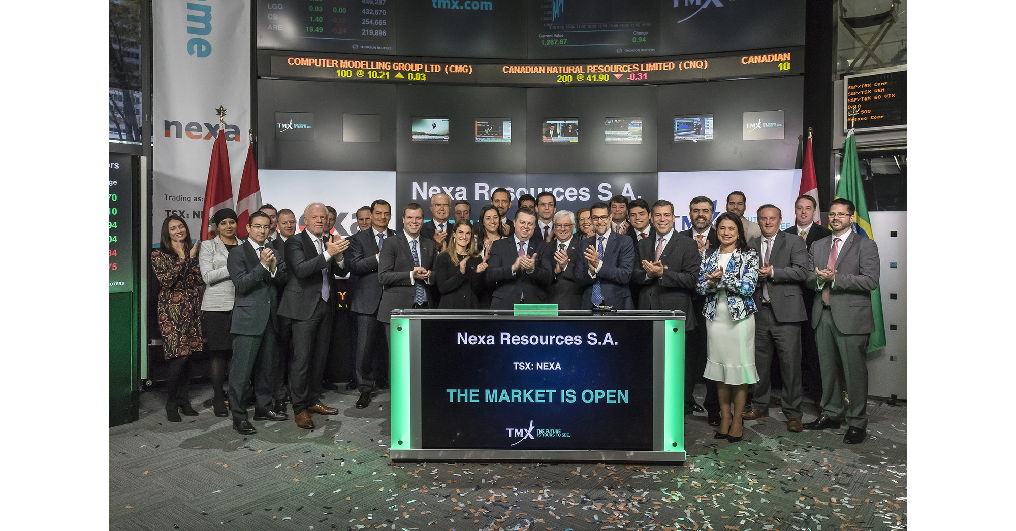 Nexa Resources S.A. Opens the Market