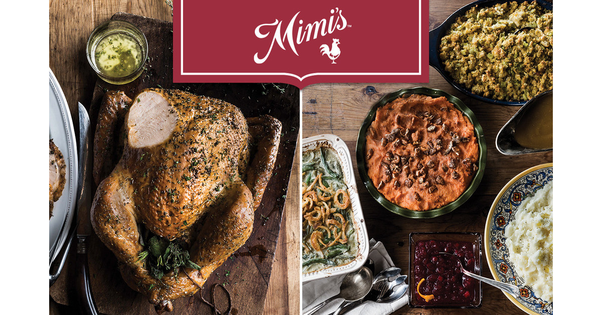 Mimi's® Helps Set A 'Magnifique' Thanksgiving Table With Dine-In And ...