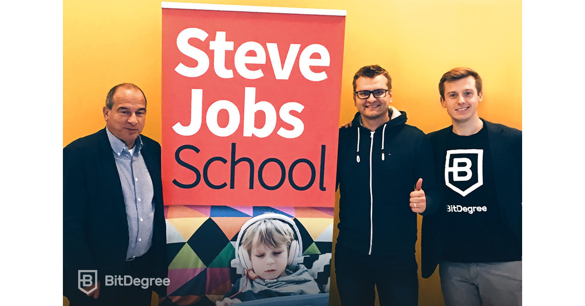 Steve JobsSchool Founder Joins BitDegree as ICO Date Approaches