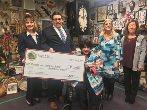 Clarence Lobo Elementary School Awarded $5,000 Barona Education Grant ...