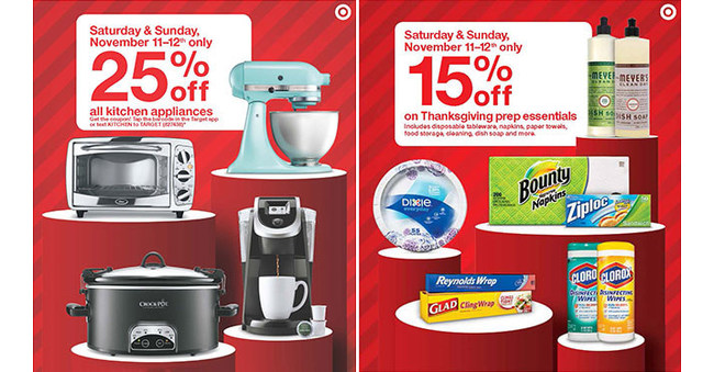 Target Reveals First in Series of Weekend Deals for the Holiday Season