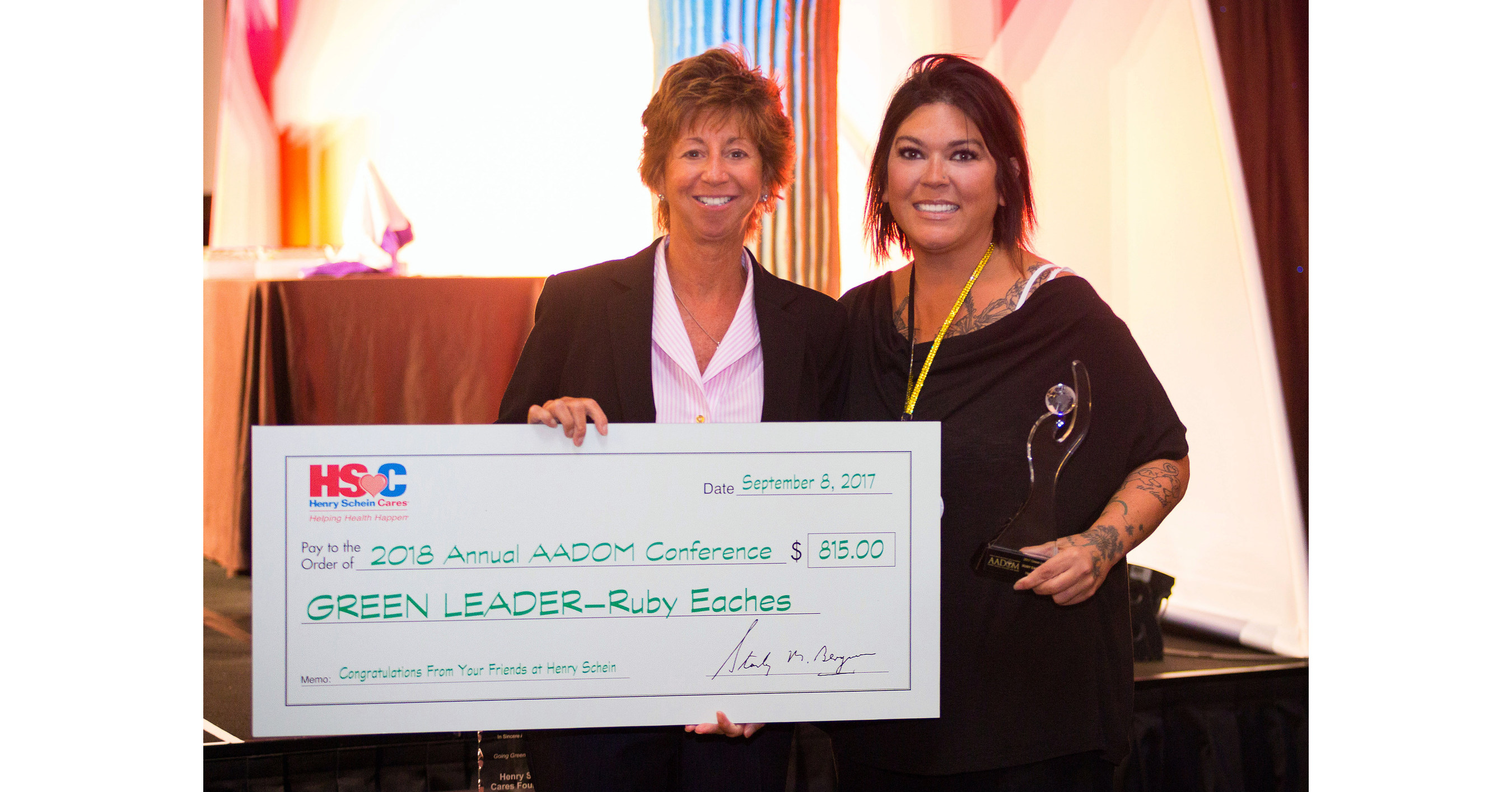 AADOM Presents Fifth Annual Green Leader Award To Surf City Dental's ...