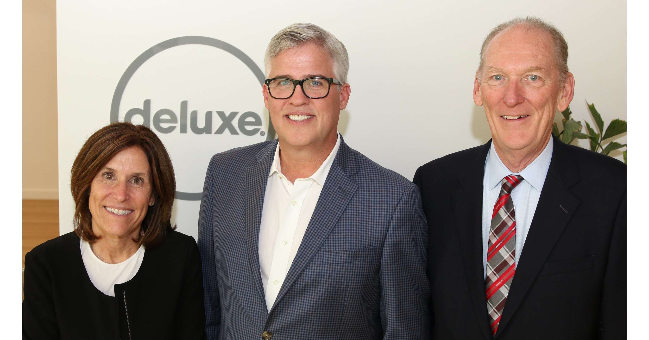 John Wallace, President and CEO of Deluxe, Brian Mullins, Founder and ...