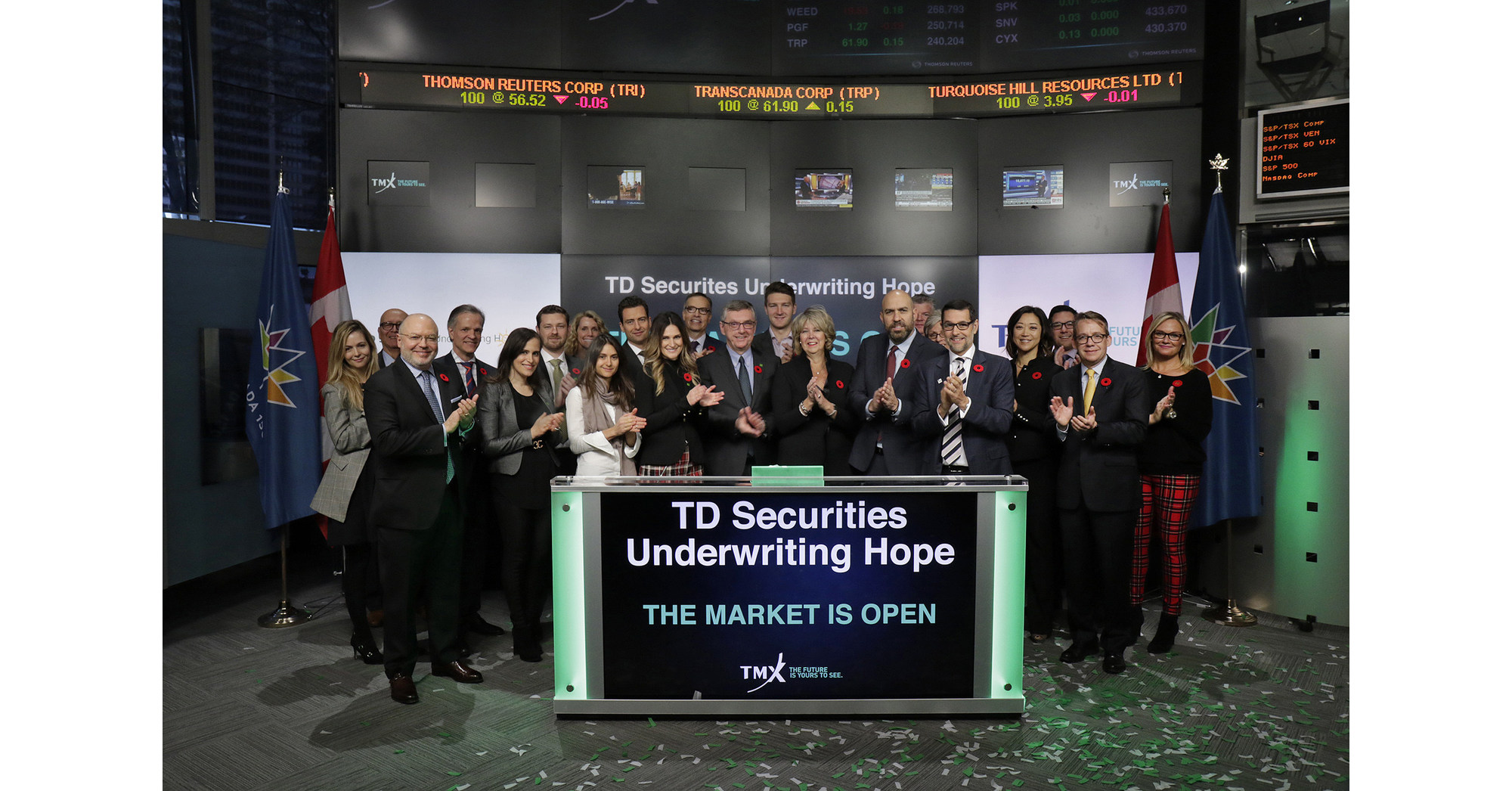 TD Securities Underwriting Hope opens the market