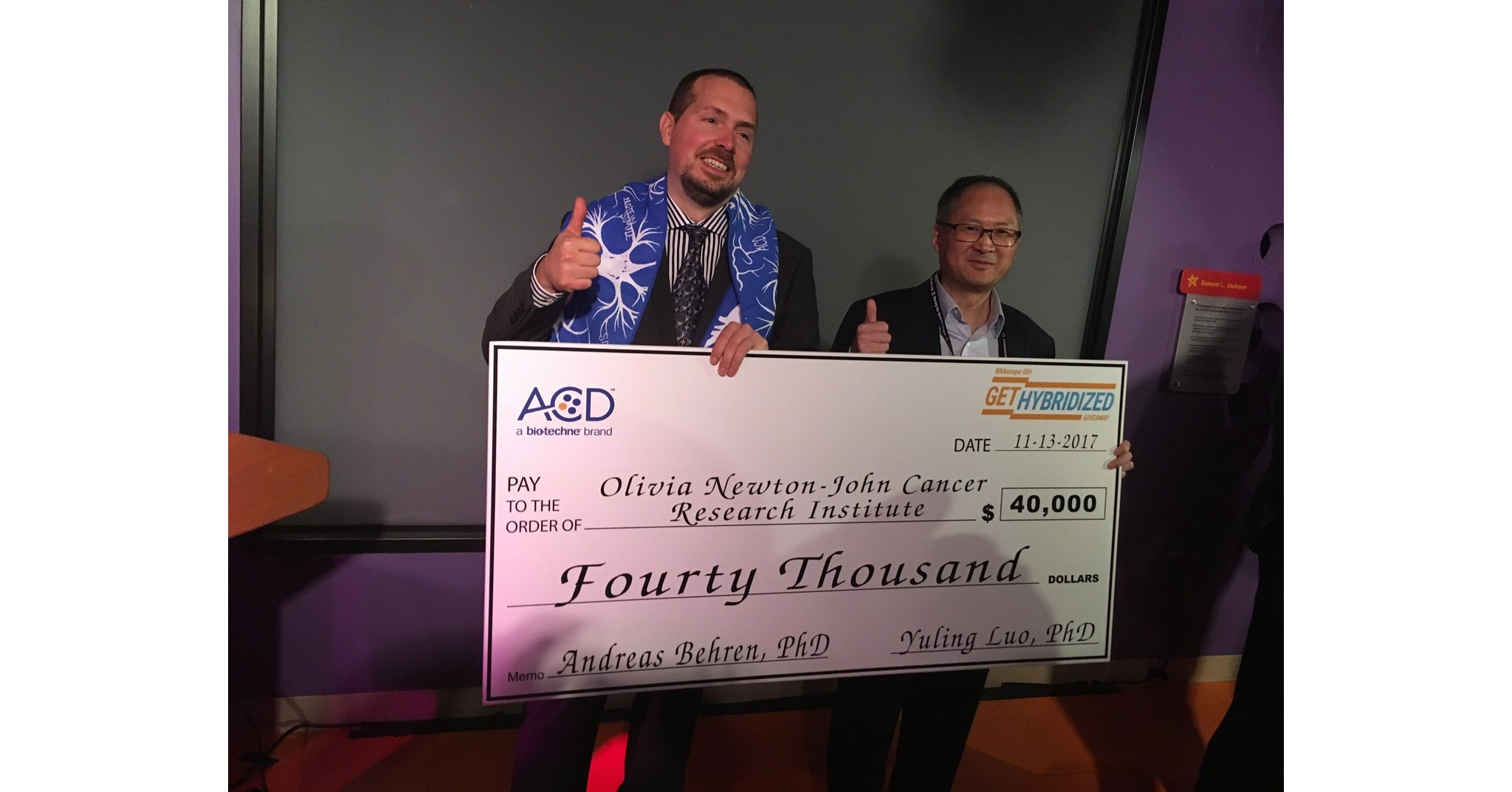 Bio-Techne Awards 40,000 USD Research Grant to Innovative Cancer Researcher