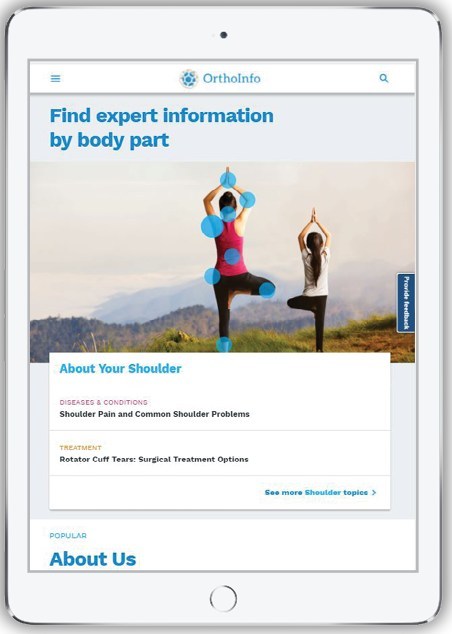 AAOS launches redesigned OrthoInfo.org