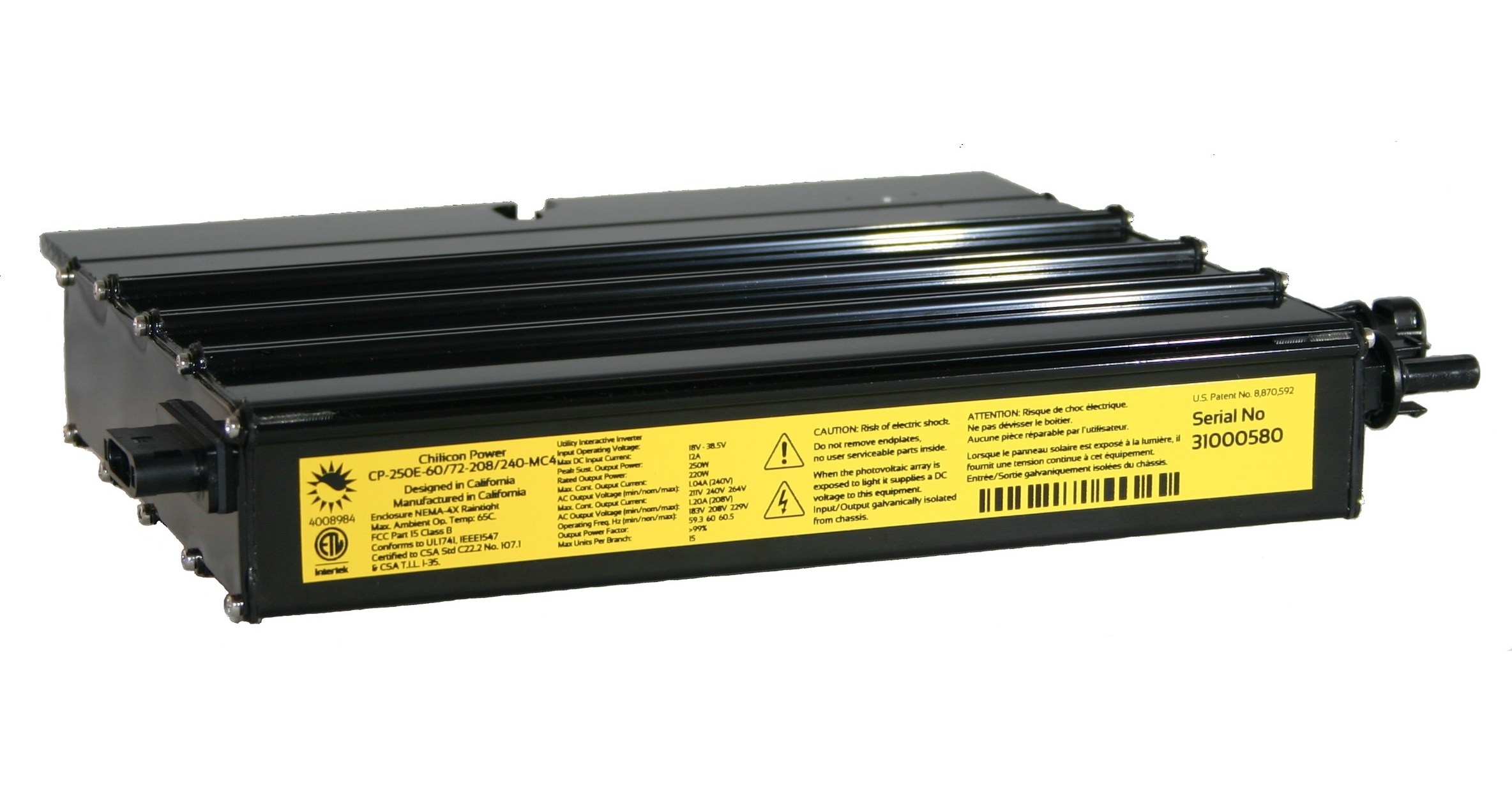 Intertek Certifies the CP-250E as UL 1741 SA Smart Inverter