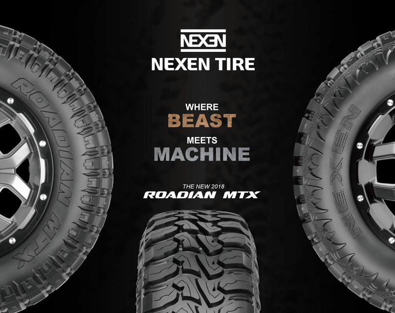 Nexen Tire Adds Mud-Terrain Tire ’The Roadian MTX’ to its Portfolio