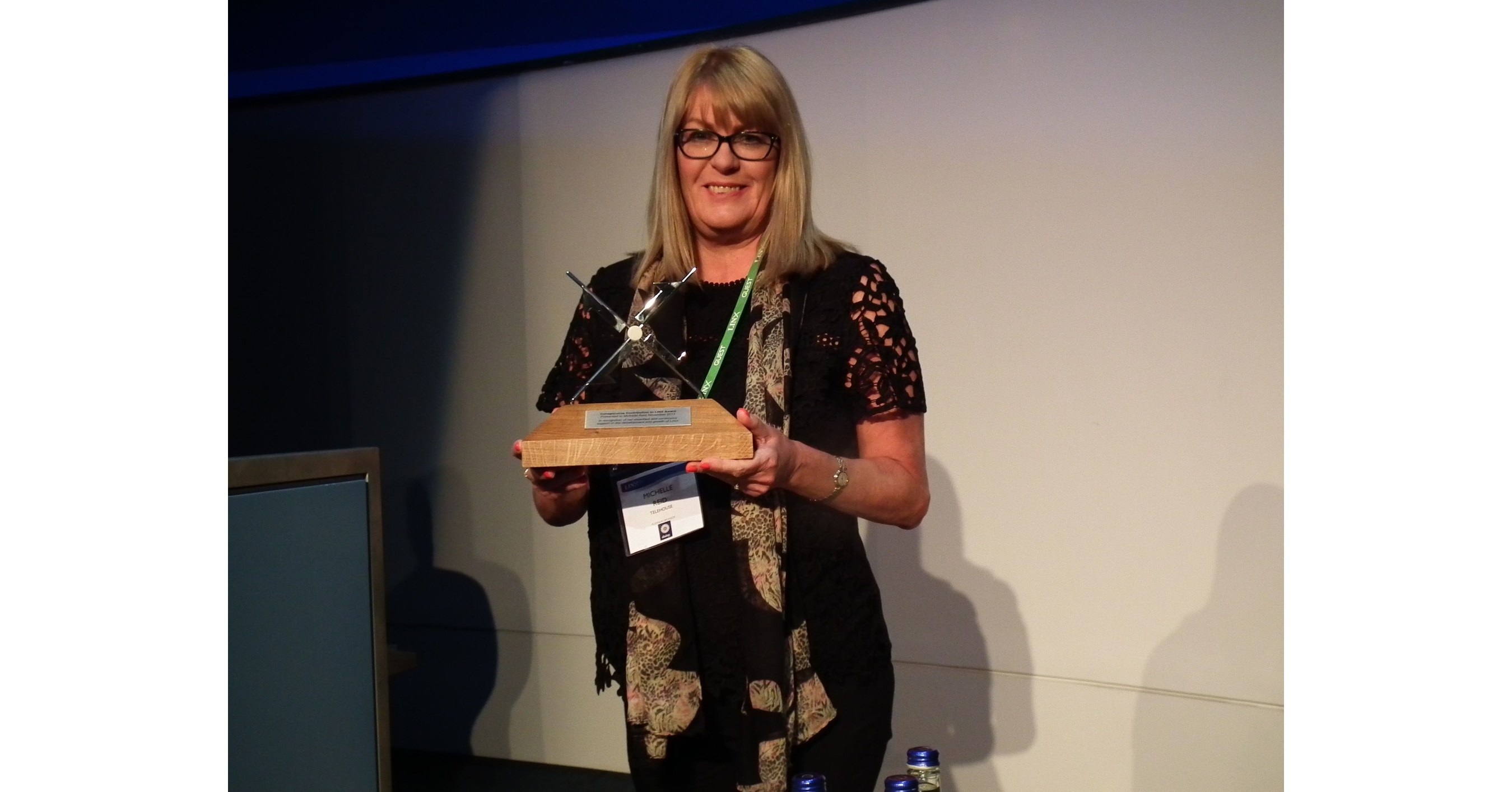 Michelle Reid of Telehouse Europe Honoured by the London Internet Exchange