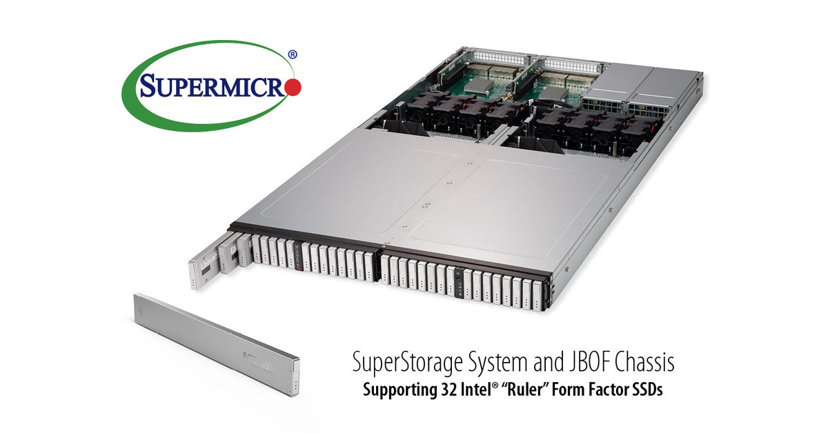 Supermicro Introduces Next-Generation Storage Form Factor with New ...
