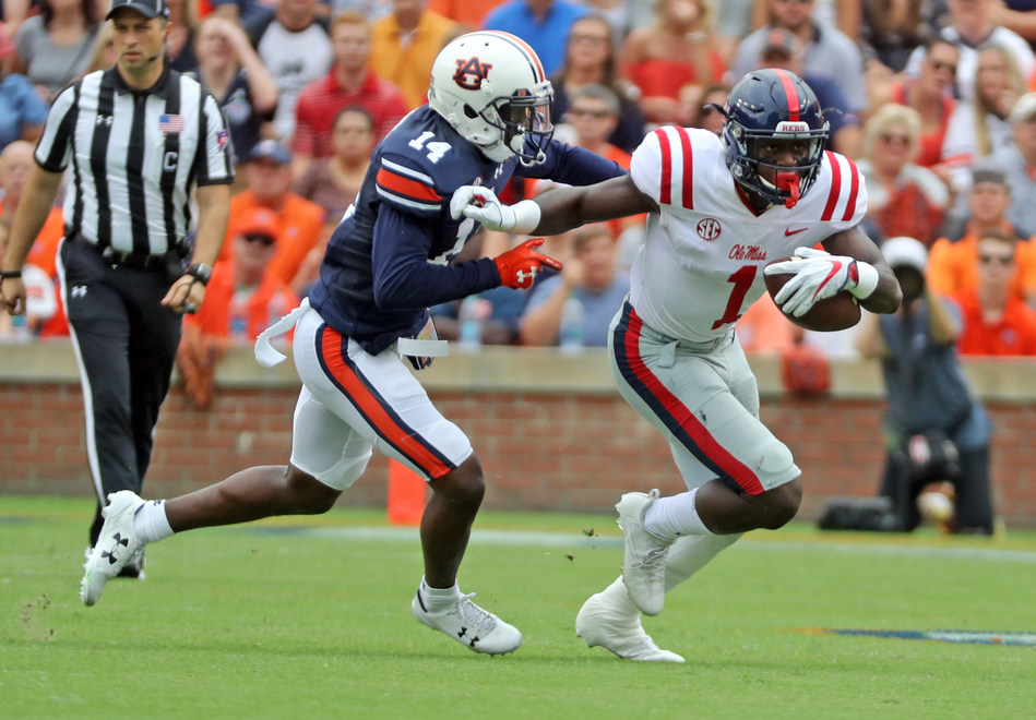 Ole Miss' A. J. Brown wins 2017 C Spire Conerly Trophy as best college ...