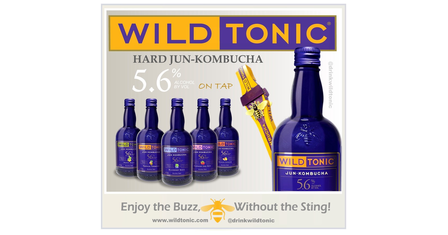 Wild Tonic's Hard Jun Kombucha Taps into the Heart of UNLV Fans