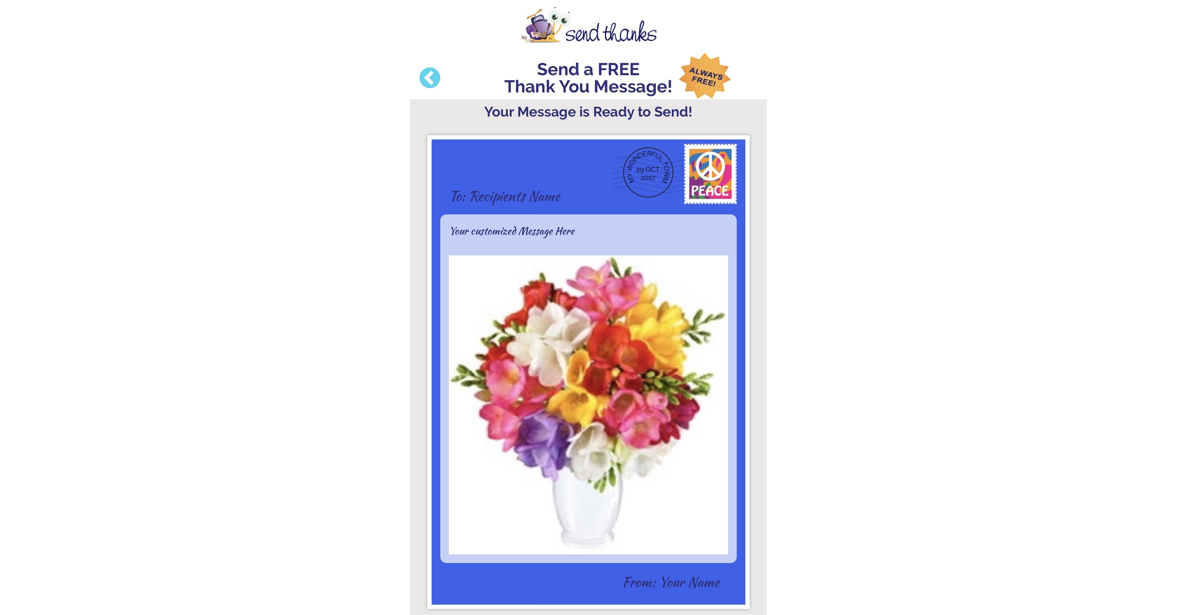 Mobile App Makes Saying Thank You Fun