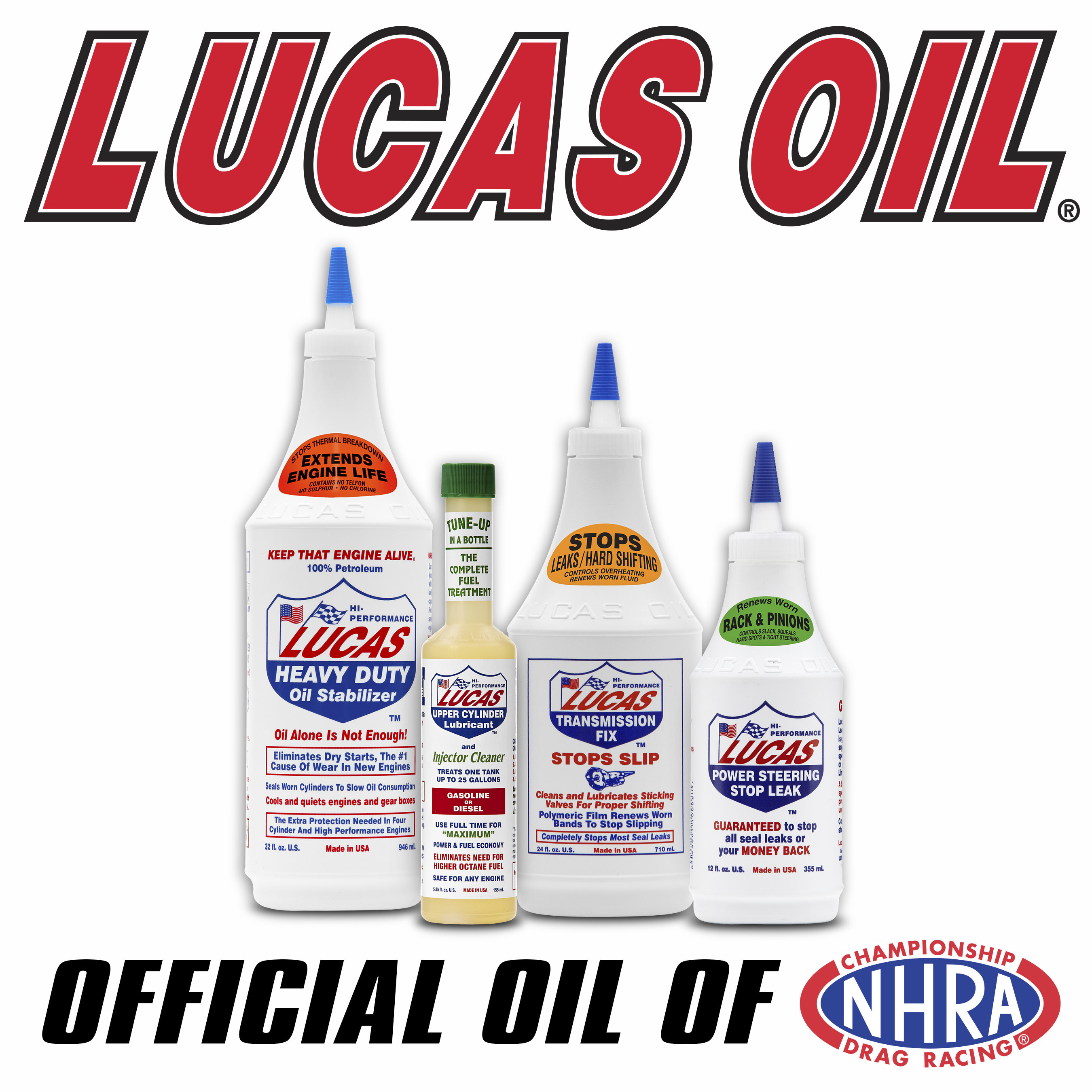 LUCAS OIL EXTENDS NHRA SPONSORSHIP AGREEMENT