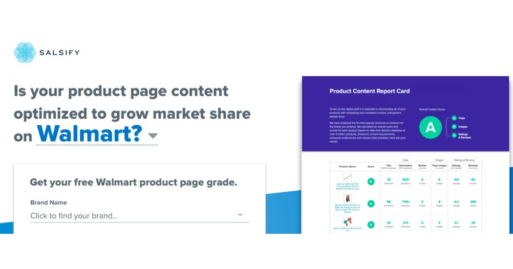 Walmart Product Page Analysis Now Offered in Salsify's Complimentary ...