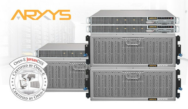 Arxys Shield-Prime & Core Storage Certified With Open-E JovianDSS Data ...