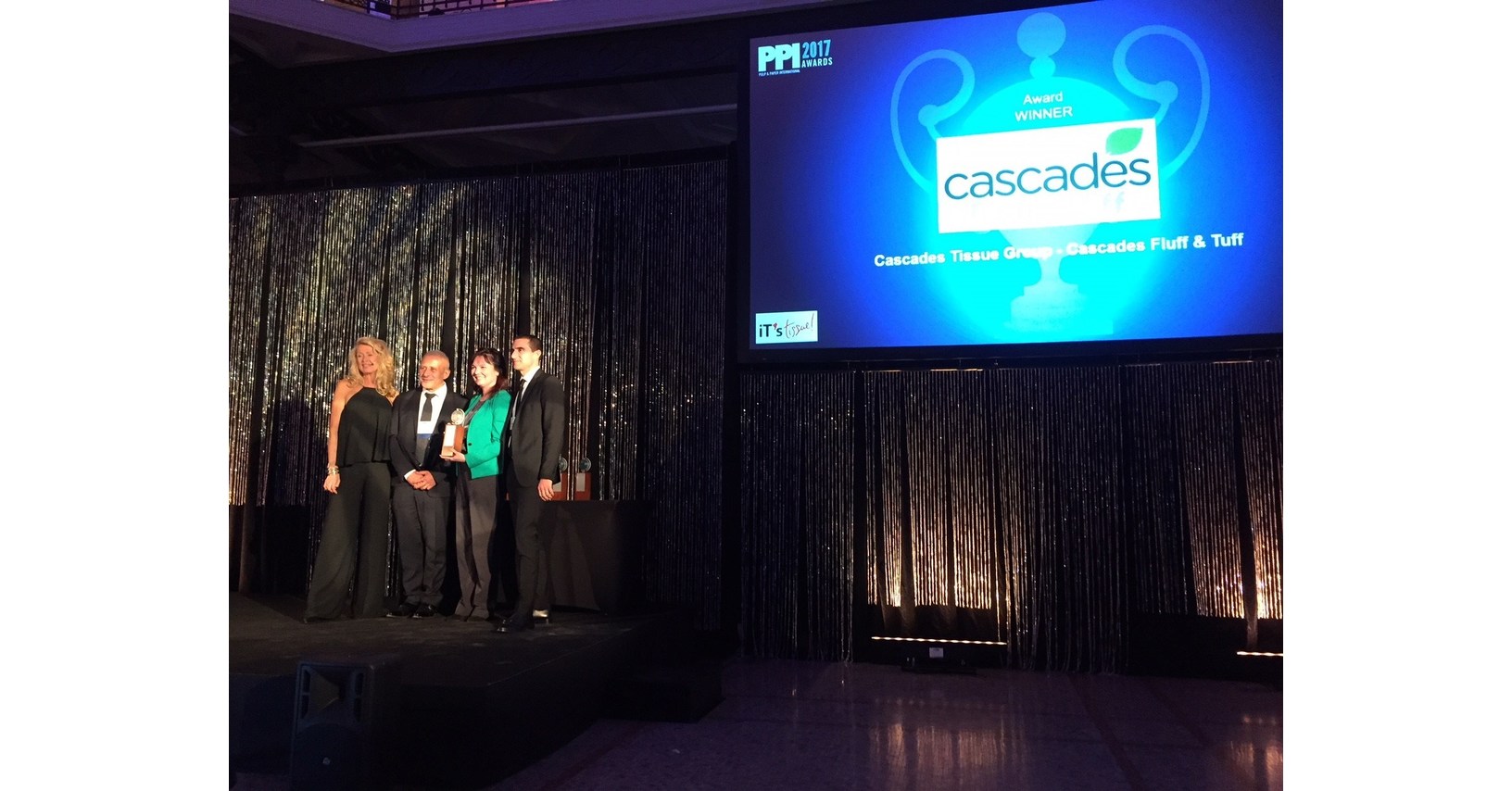 Cascades Fluff & Tuff™ wins the Tissue - Innovation Award at the 9th ...