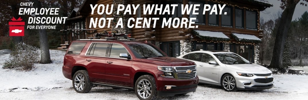 Patterson Chevy dealership offers employee discounts for everyone