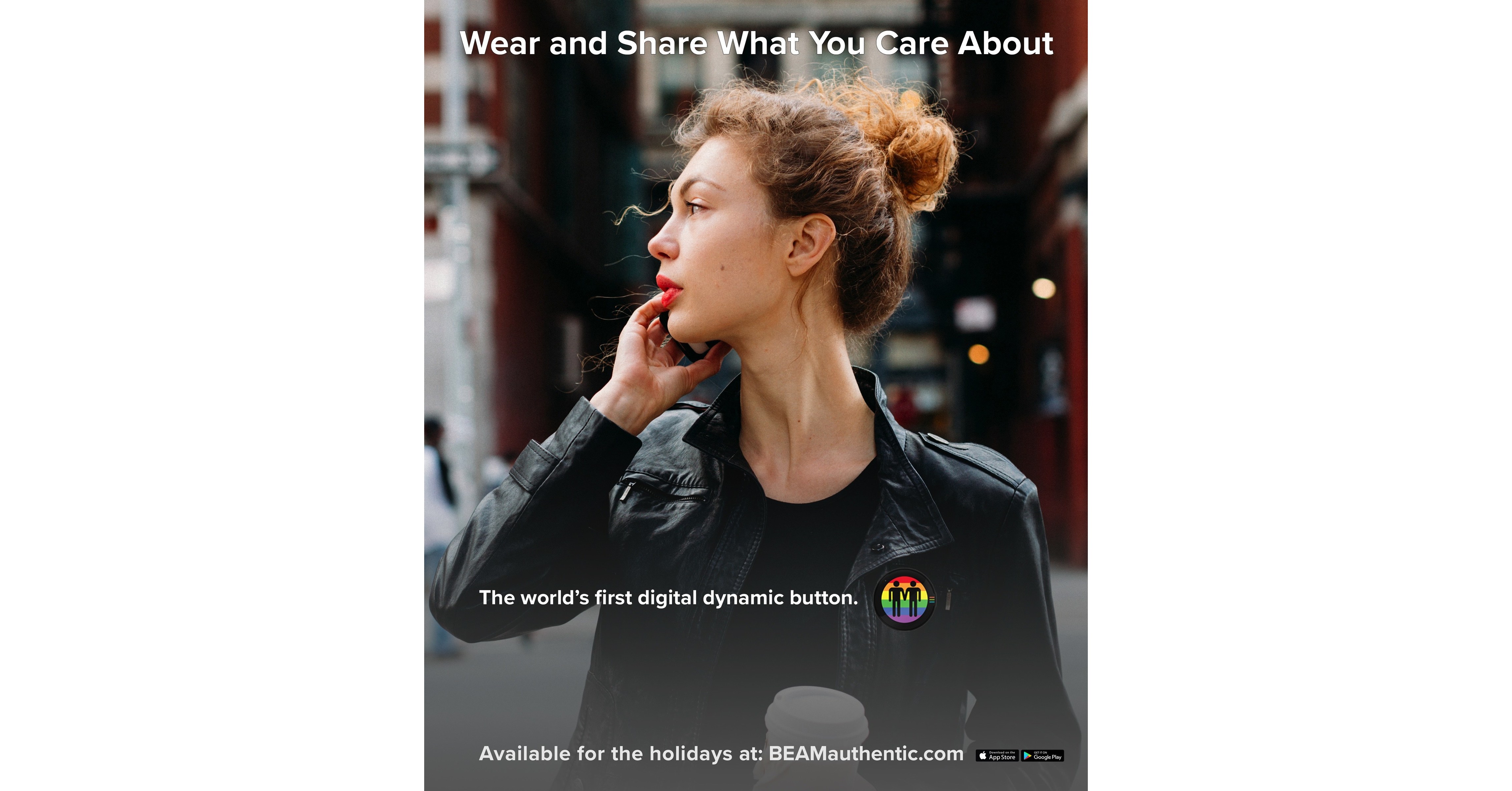 BEAM Authentic Launches Wearable Smart Display Button for People to ...