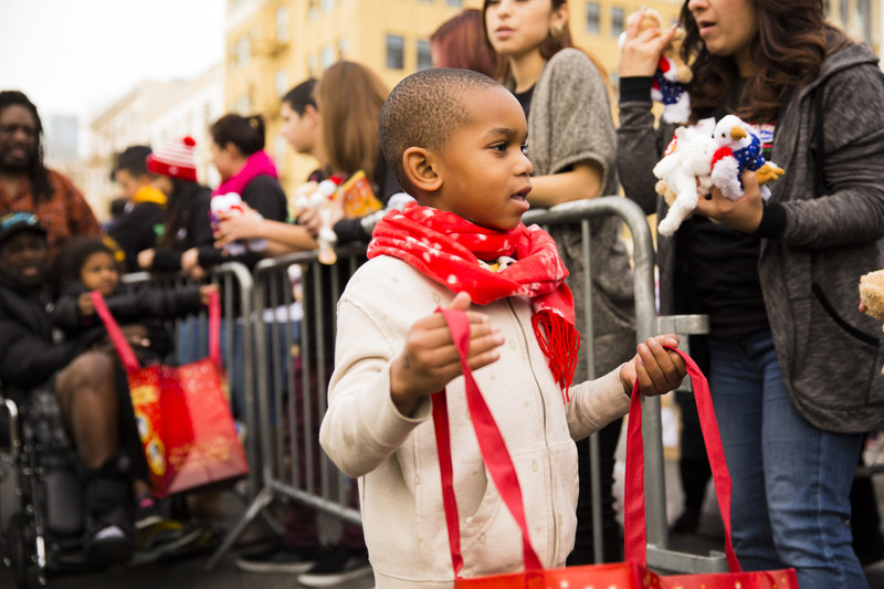 Thousands Of Impoverished Children On Skid Row Receive Toys At The Fred ...