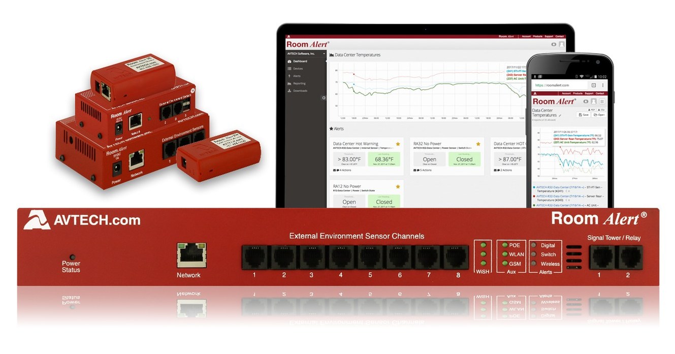 AVTECH Unveils New RoomAlert.com Online Account Dashboard and ...