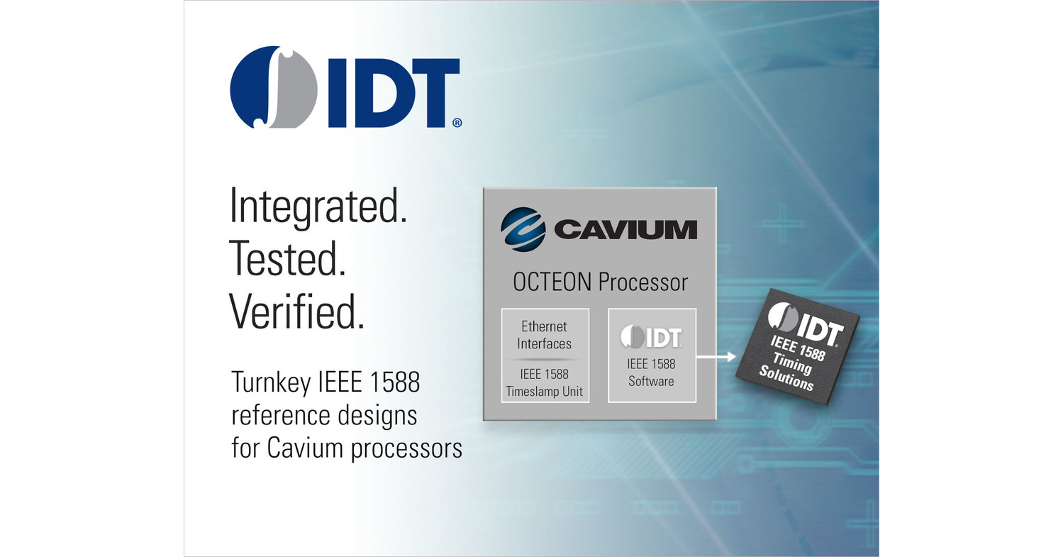 IDT Introduces Timing Solutions for Cavium Processors