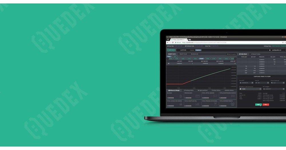 The Cutting-Edge of Crypto: Quedex Brings Bitcoin Options and Futures ...
