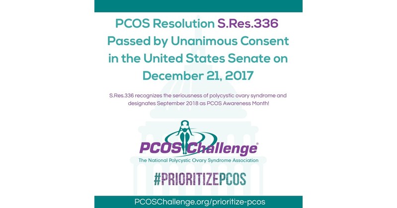 U.S. Senate Unanimously Passes Historic Polycystic Ovary Syndrome (PCOS ...
