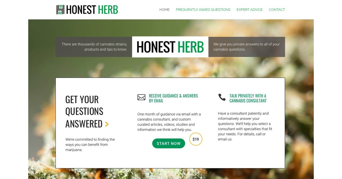 Honest Herb Launches, Provides Personalized Guidance for Marijuana ...