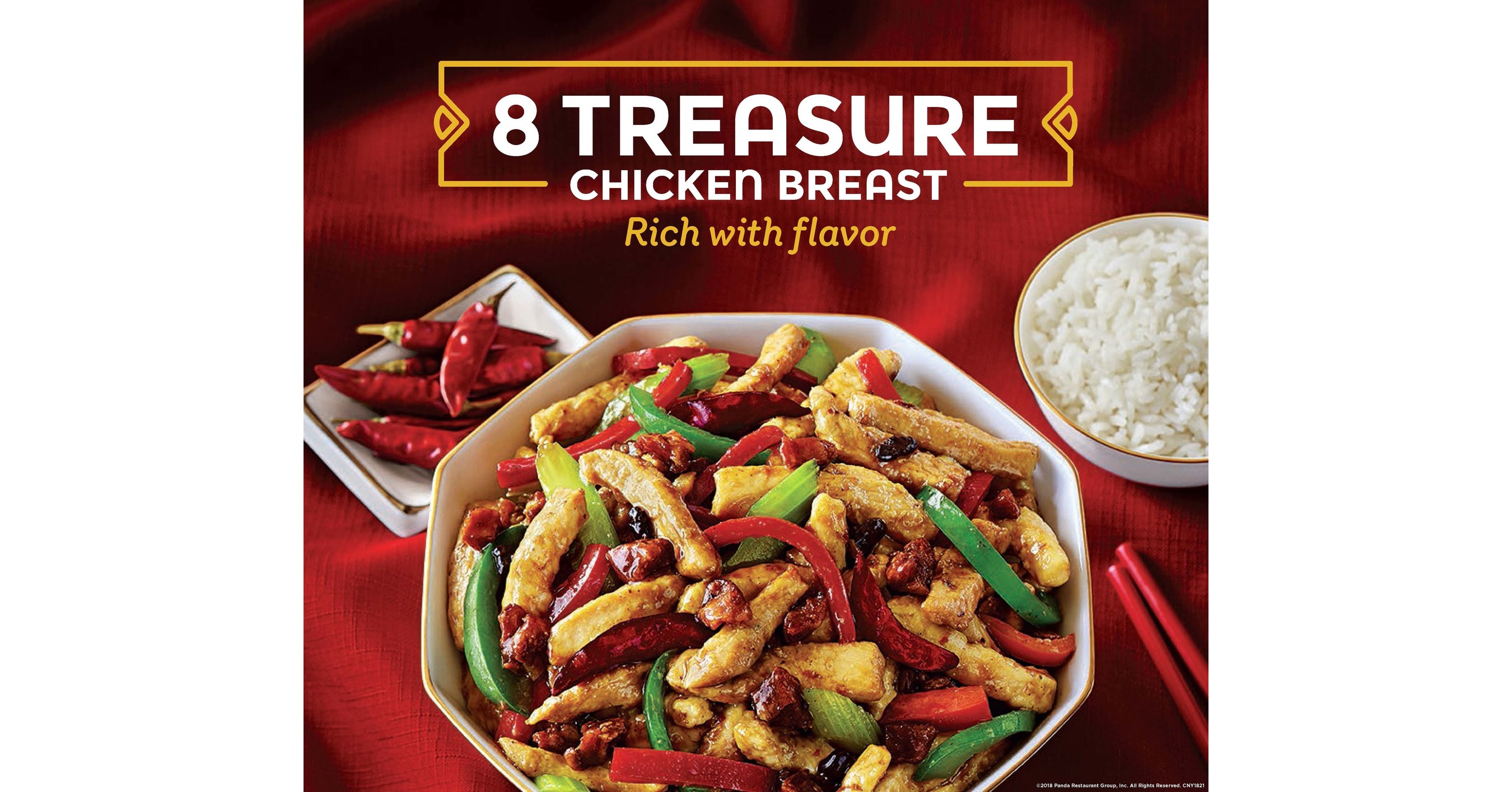 New 8 Treasure Chicken Breast Entree Arrives at Panda Express for ...