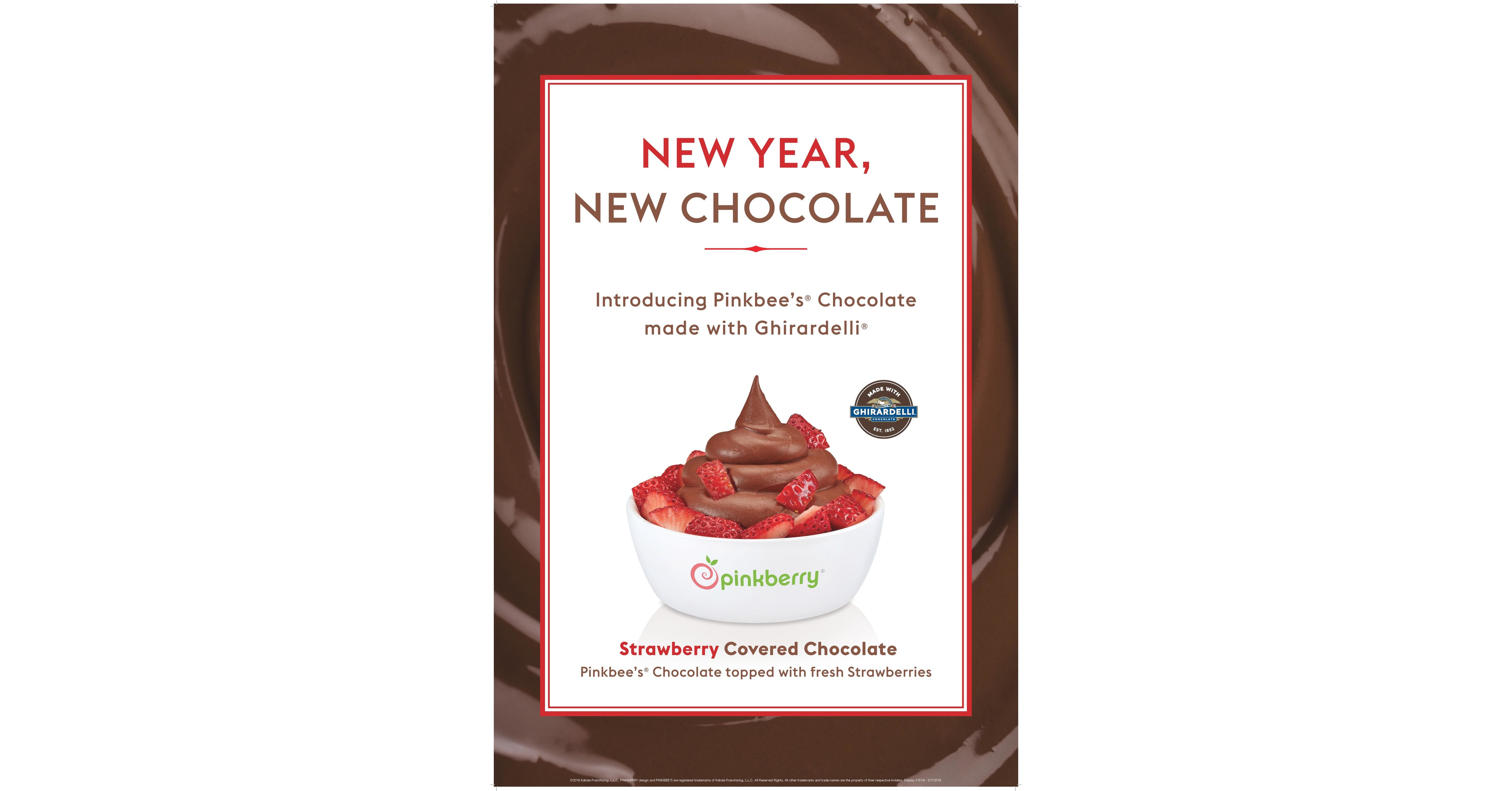 Pinkberry Rings in the New Year with New Pinkbee's Chocolate