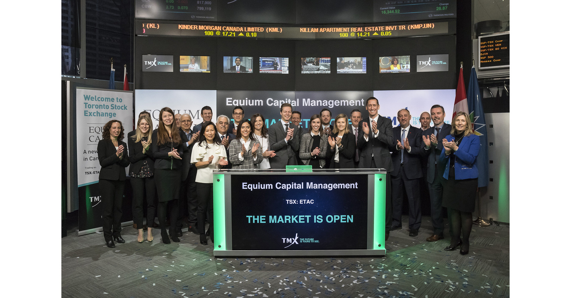 Equium Capital Management Inc. Opens the Market