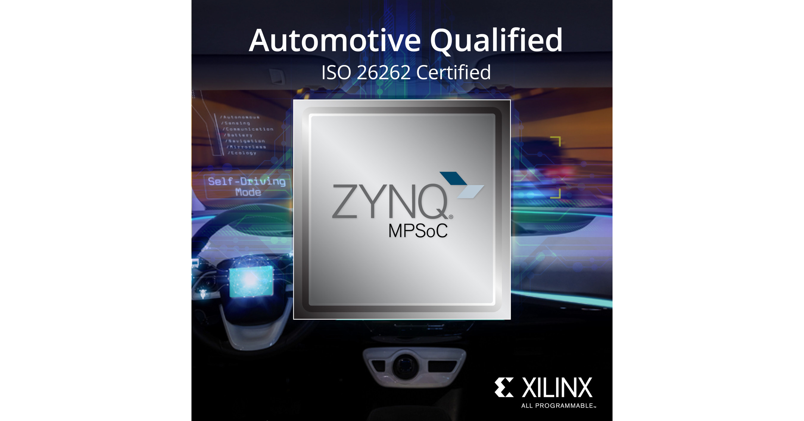 Xilinx Announces Availability of Automotive Qualified Zynq UltraScale+ ...