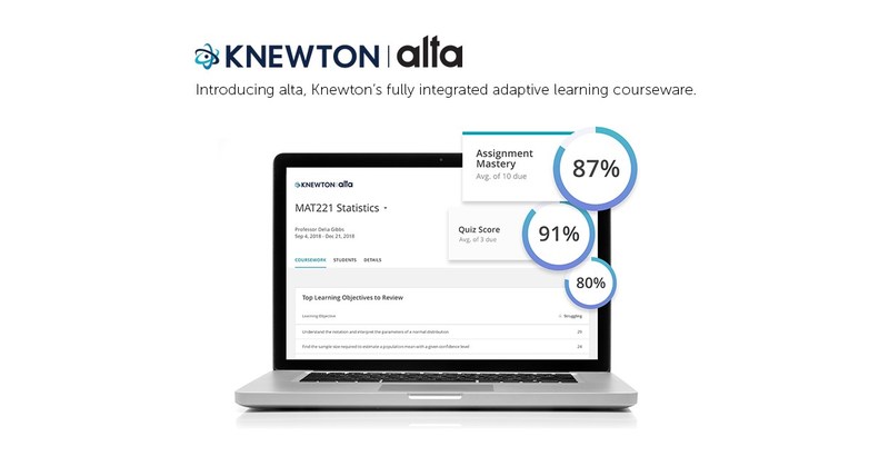 Knewton Launches Alta, Fully Integrated Adaptive Learning Courseware for Higher Education ...