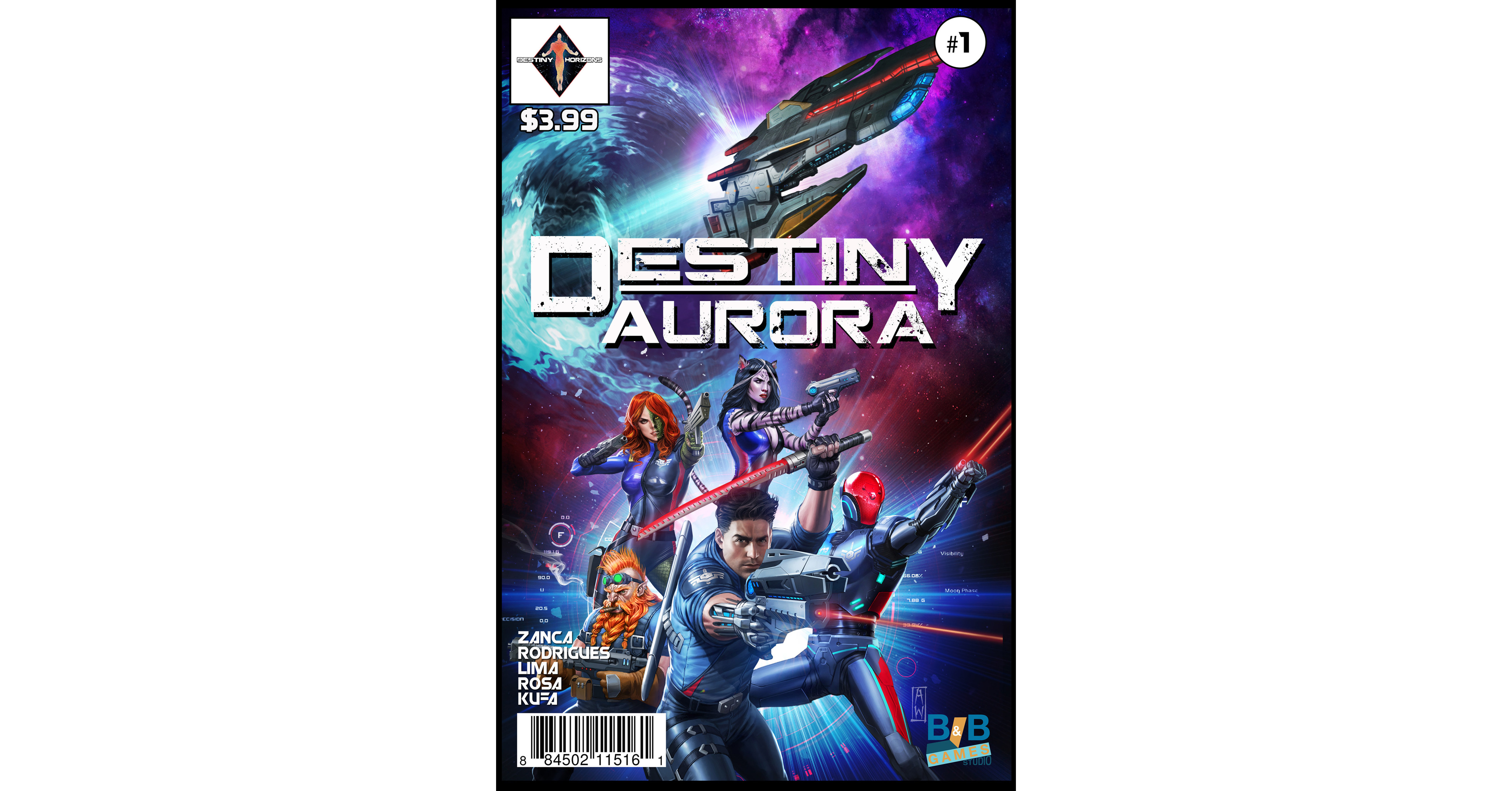Destiny Aurora Graphic Novel Based on the Successful Novel Series ...