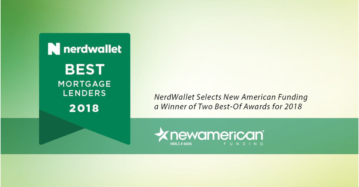 NerdWallet Selects New American Funding a Winner of Two Best-Of Awards ...