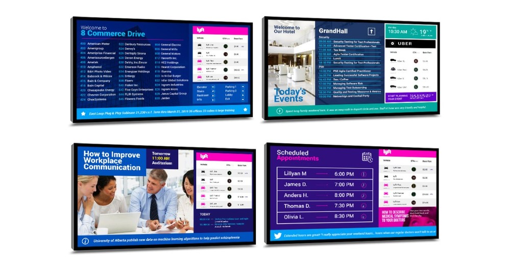Mvix Launches App for Displaying Uber and Lyft on Digital Signs