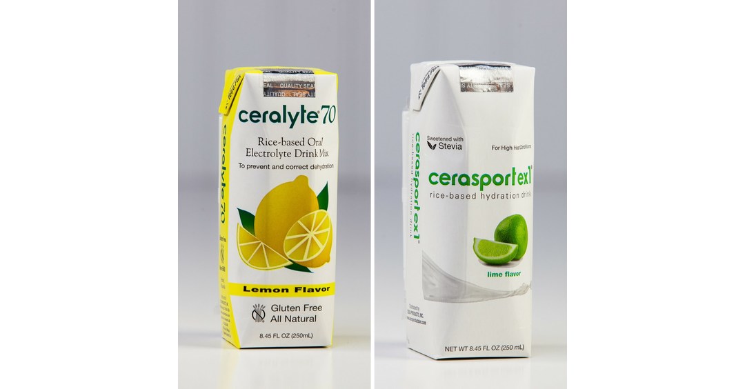 Ceralyte® and CeraSport® replace need for IV in Flu