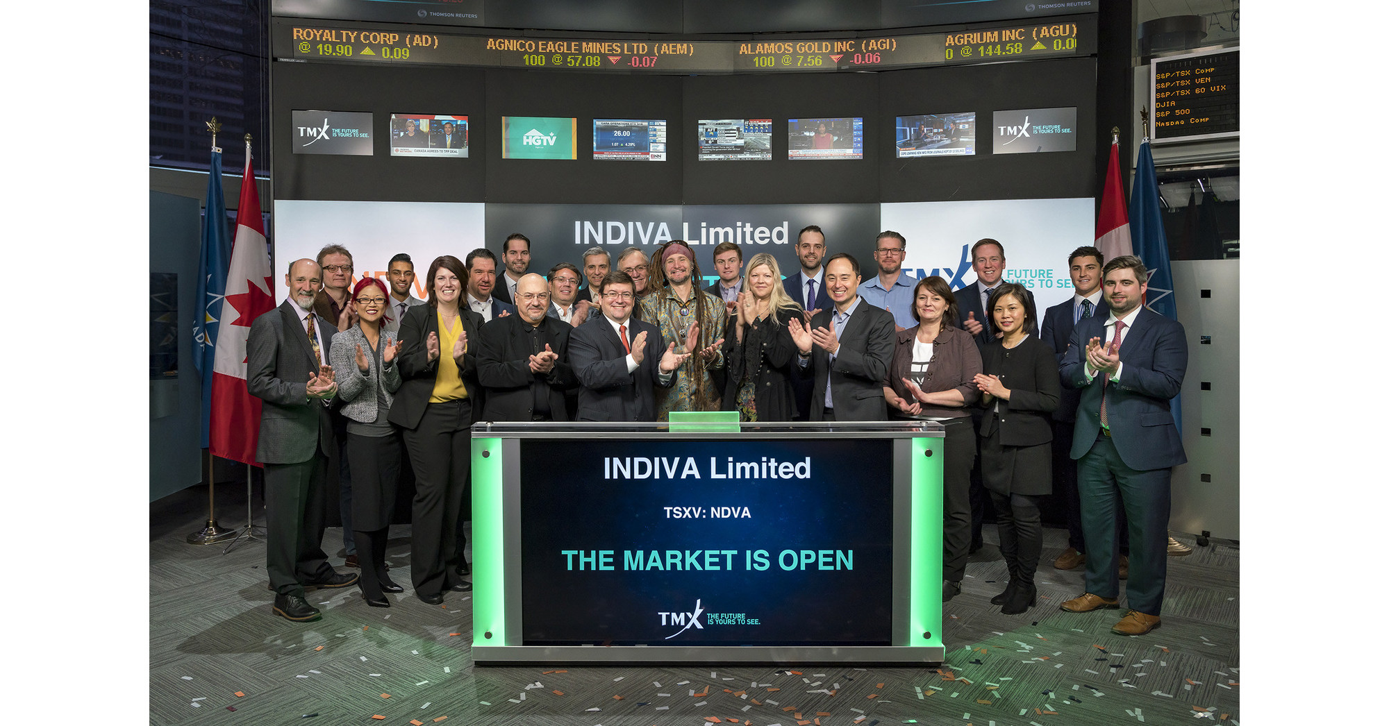 INDIVA Limited Opens the Market