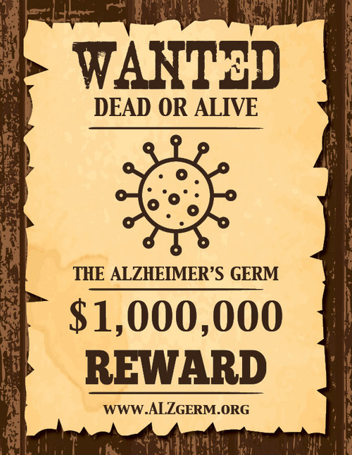 "Wanted" poster seeks researchers for Alzheimer's germ $1 million prize ...