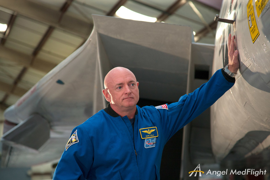 Astronaut Mark Kelly Discusses Significance of Air Medical Transports ...