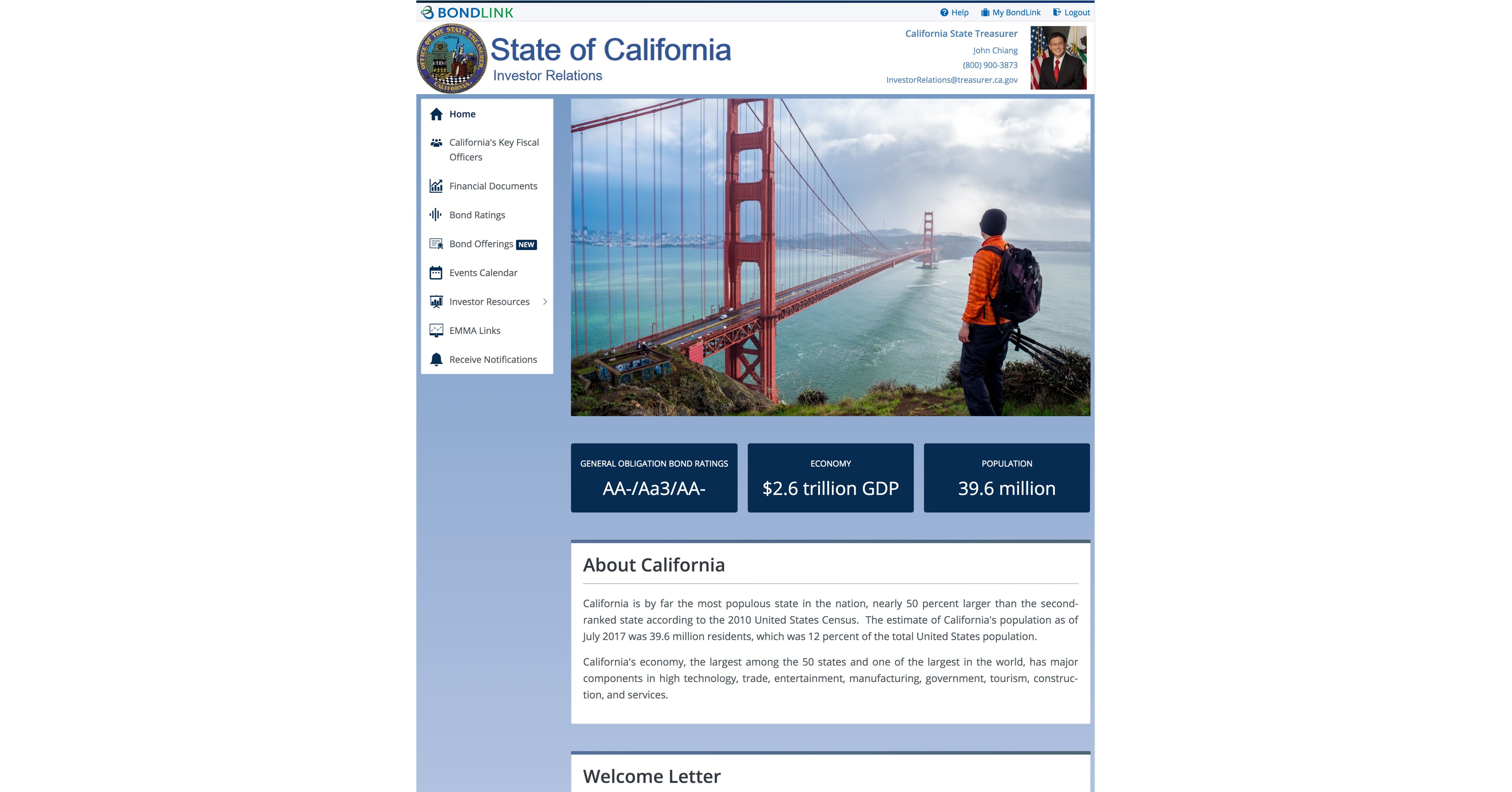 State of California Launches New Bond Investor Platform Powered by BondLink