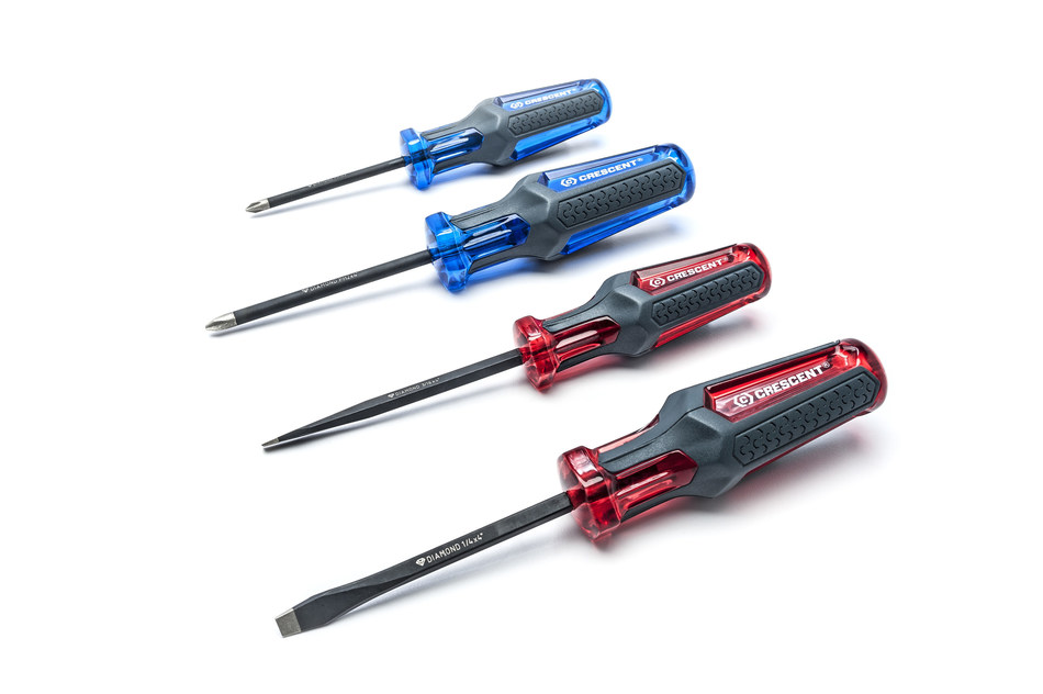 CRESCENT® Introduces New Diamond Tip Screwdrivers