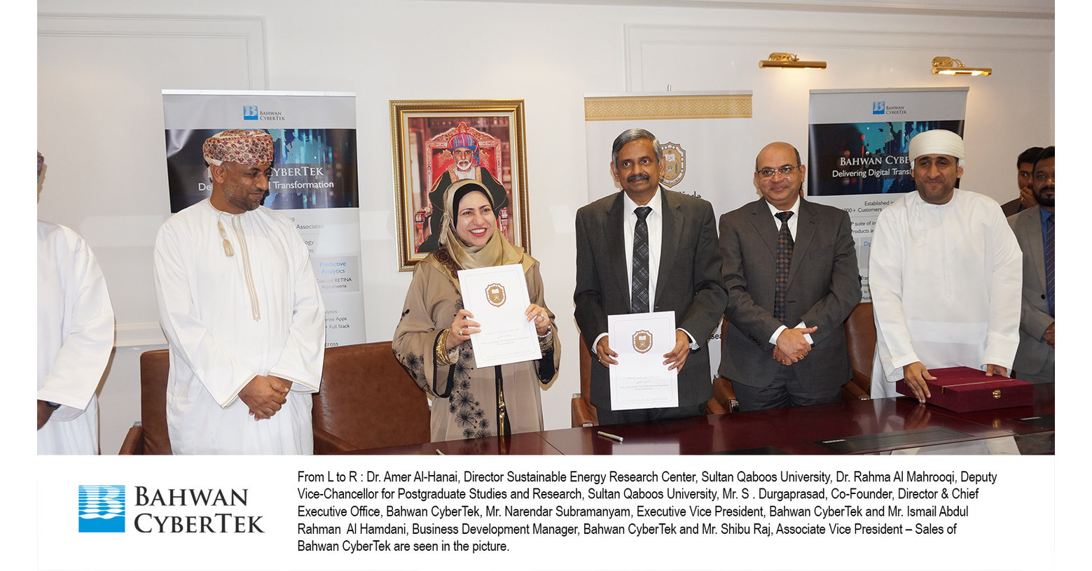 Bahwan CyberTek Joins Hand With Sultan Qaboos University to Build a ...