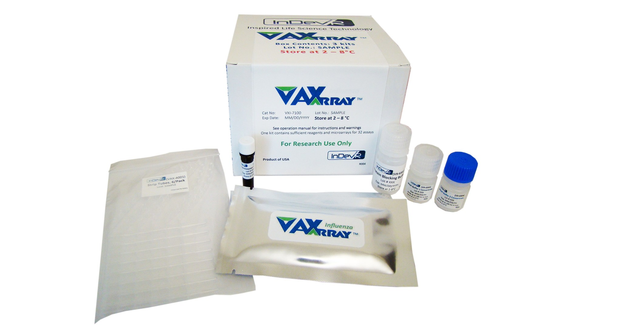 New VaxArray Potency Test Kit for Pandemic Flu Vaccines