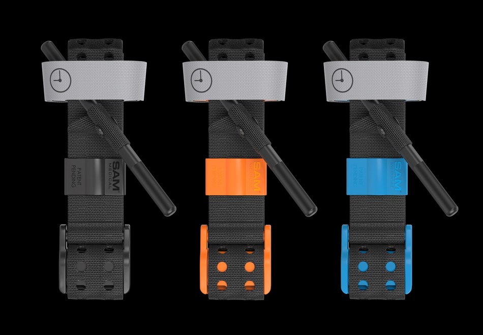 SAM Medical Introduces Hi-Viz Blue to its SAM XT Extremity Tourniquet ...