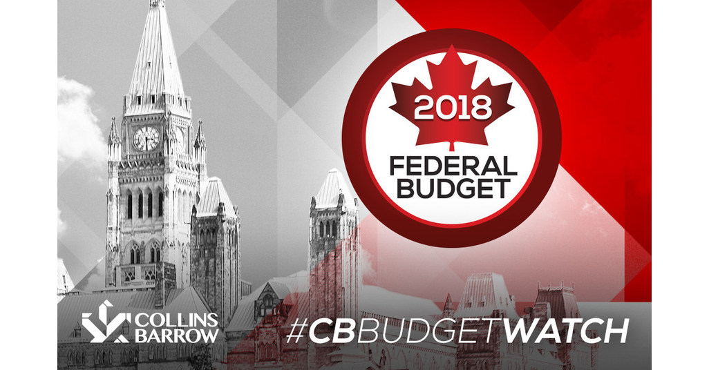 Collins Barrow to provide expert Budget 2018 analysis